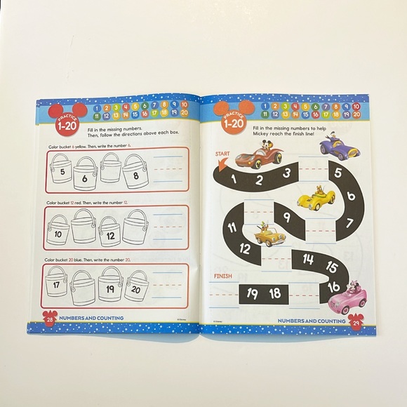 Disney | Toys | Disney Mickey Numbers And Counting Workbook | Poshmark